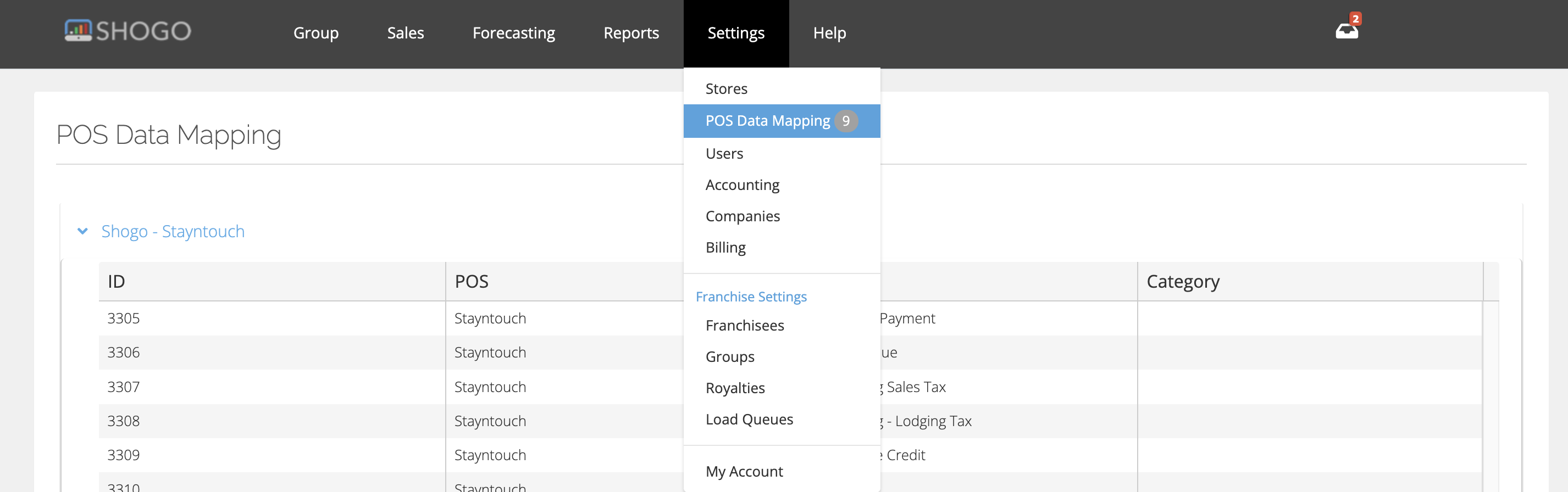 Shogo File Interface-POS Data Mapping – SHOGO Knowledge Base.