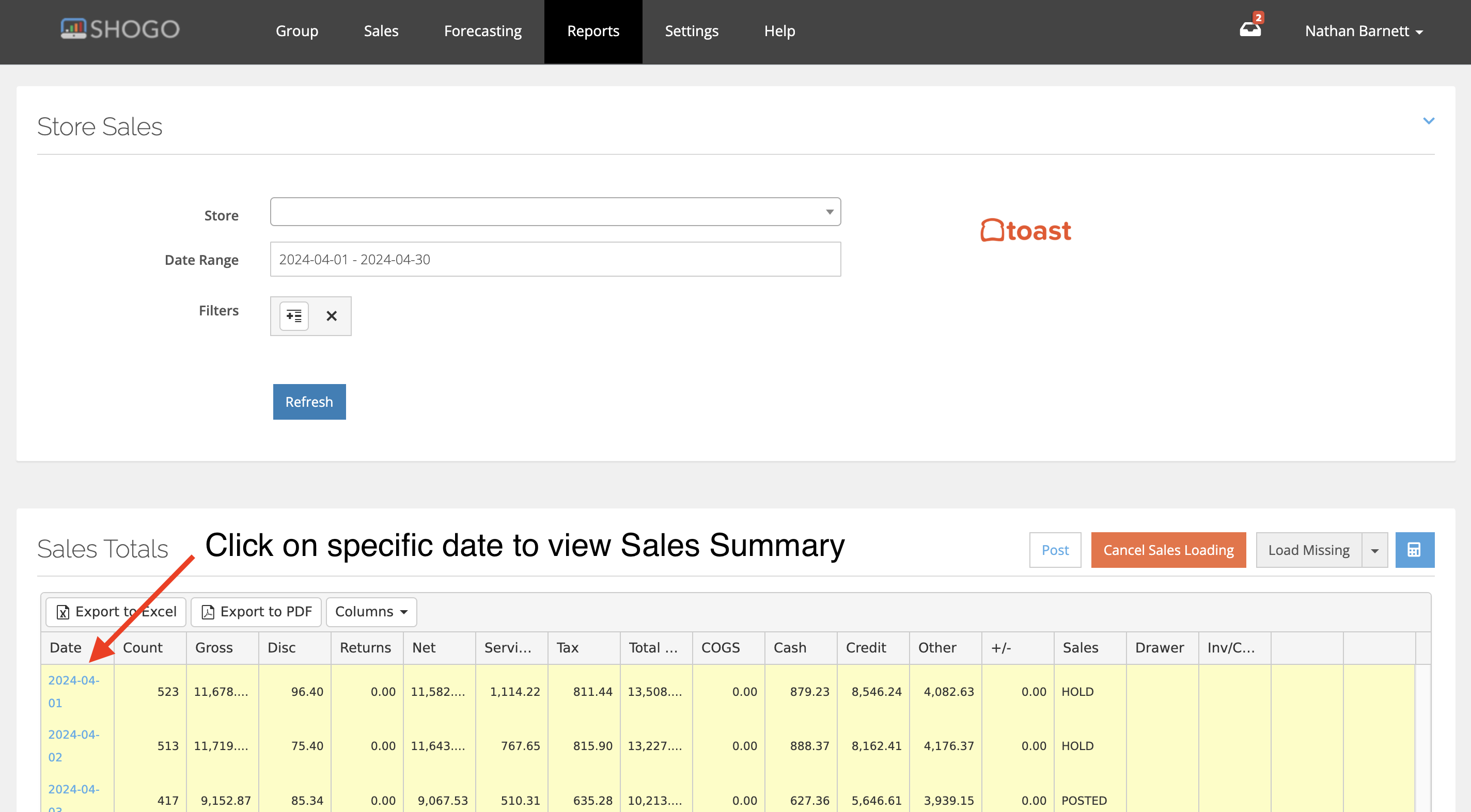 Shogo File Interface-POS Data Mapping – SHOGO Knowledge Base.