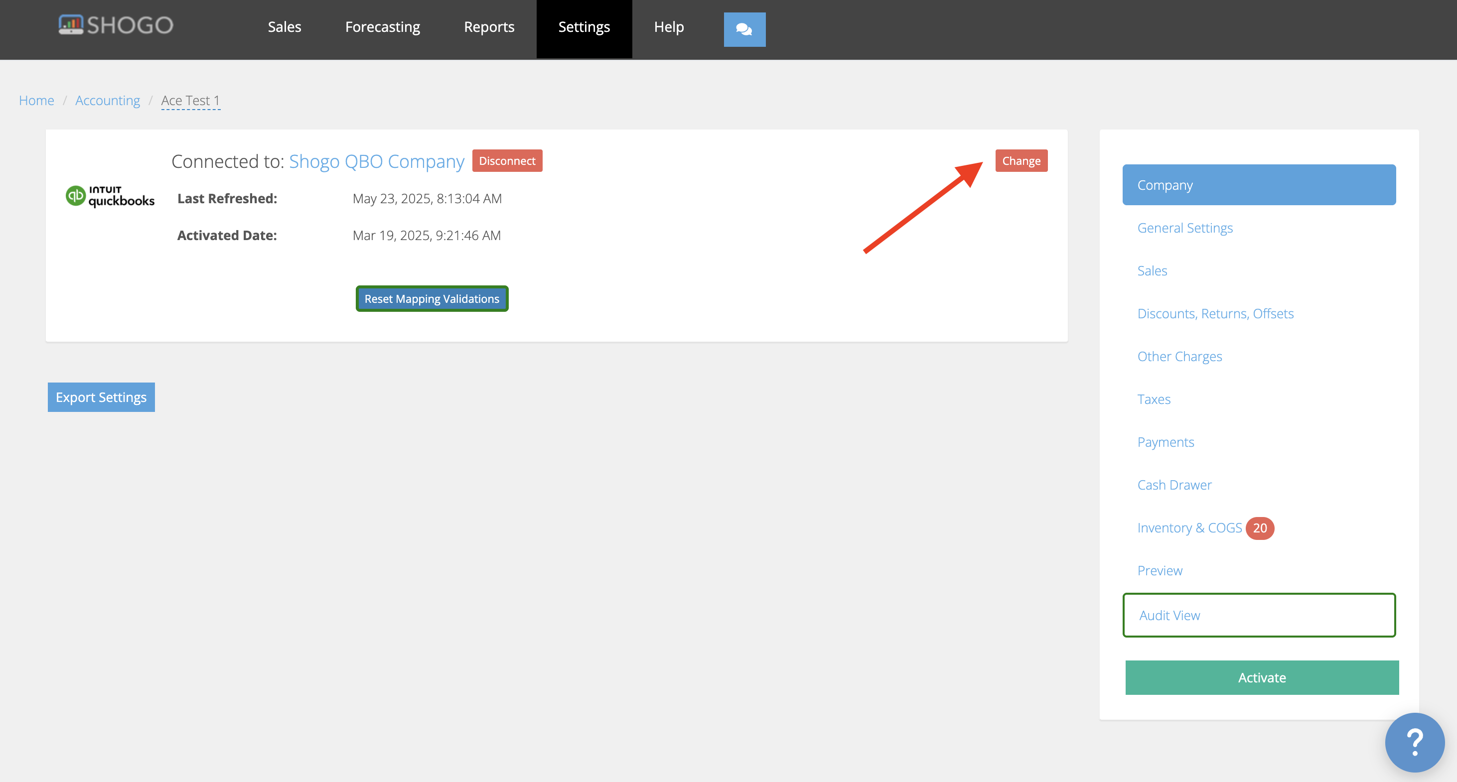 Switch Companies to post entries in Shogo – SHOGO Knowledge Base.